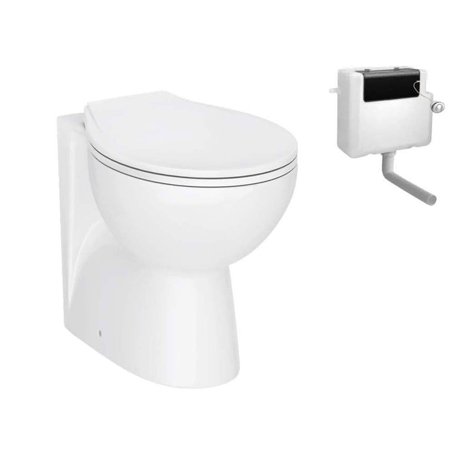 Bathroom Vanity Unit Cabinet Combination Set WC Toilet Unit Pan Cister
