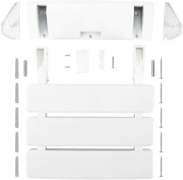 Shower Folding Chair Disability Aid Bath Spa Bathing Wall Hung Mounted ...