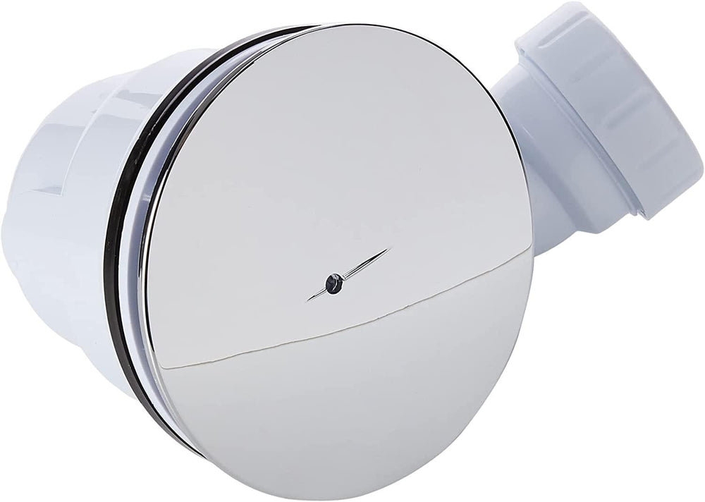 Essentials 90mm Fast Flow Easy Clean Shower Enclosure Tray Waste Trap ...